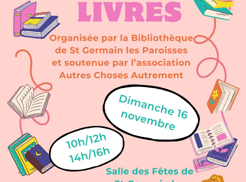 Vente de livres (Saint-Germain-les-Paroisses) | Office de Tourisme ...