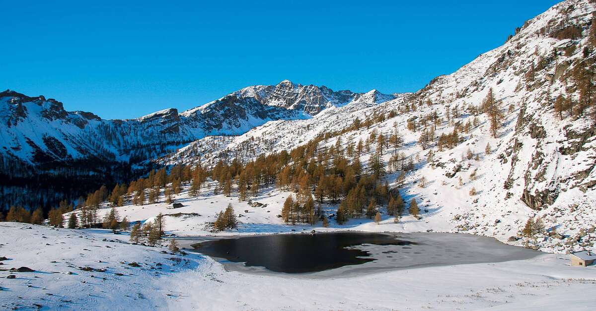 Randonnée raquette à neige – Le lac des grenouilles (Tende) | Office de ...