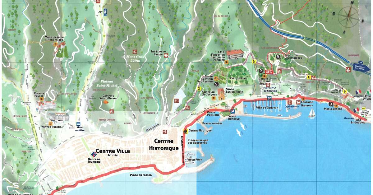 Strolling along the Seafront in a pushchair (Menton) | Menton, Riviera ...