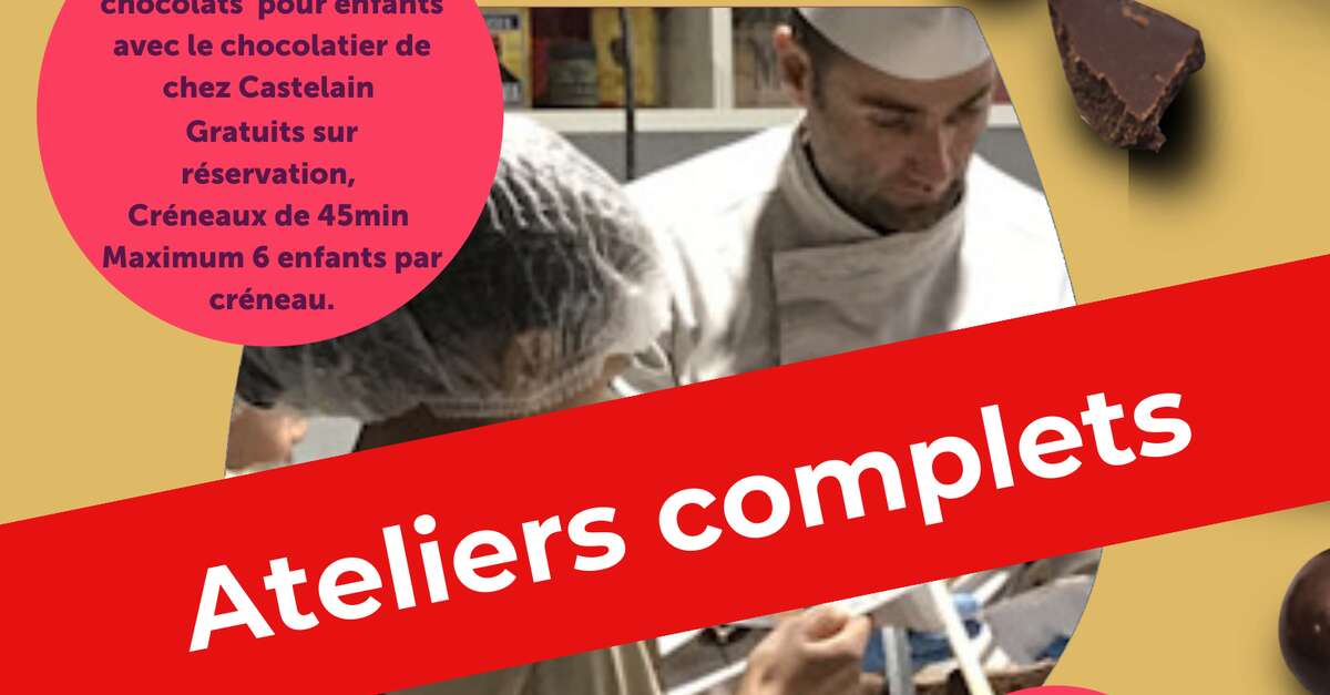 Passion chocolat Ateliers Enfants avec la Chocolaterie Castelain ...