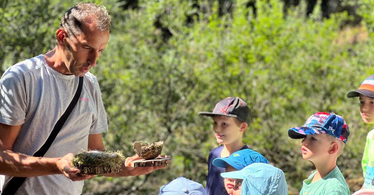 Actividades familiares en el teleférico de la Salève (Étrembières ...