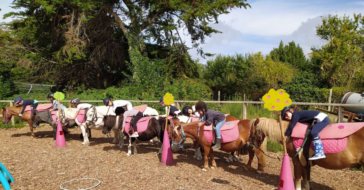 Stages de poney de 5 à 10 ans par le poney club Les Petites Folies (La ...