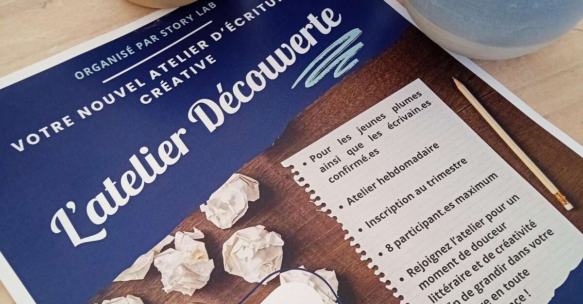 Atelier d’écriture StoryLab (Marseille 7ème) | Oficina de Turismo de Marsella