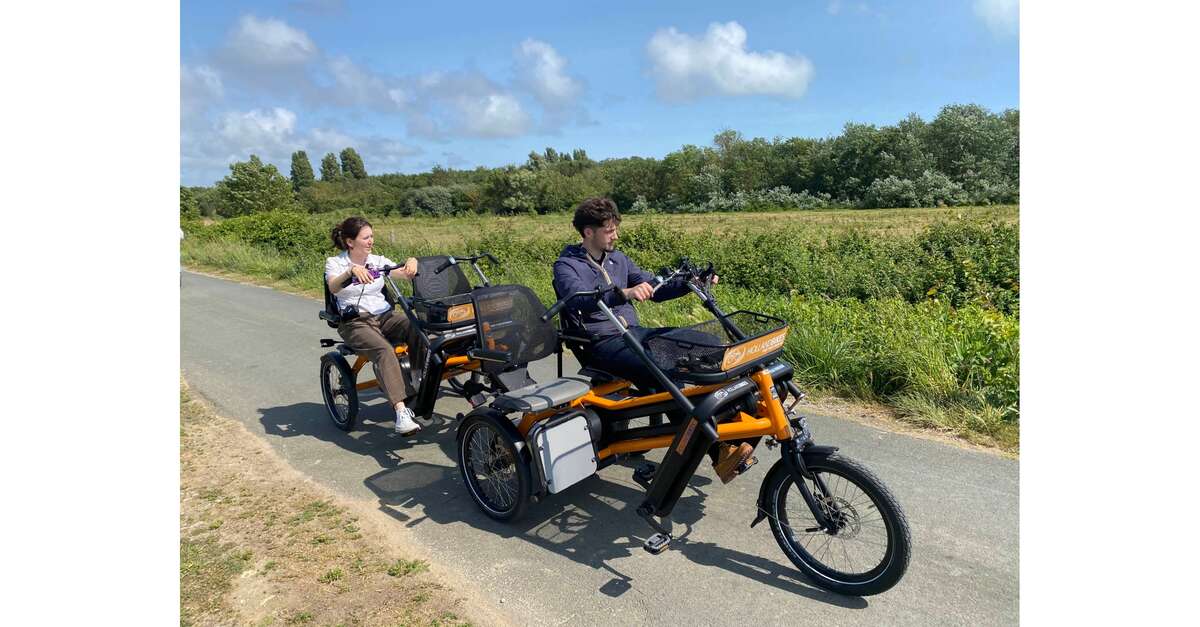 Handi bikes: Rent the Fun 2 Go side-by-side tandem by Holland Bikes (La Couarde-sur-Mer ...