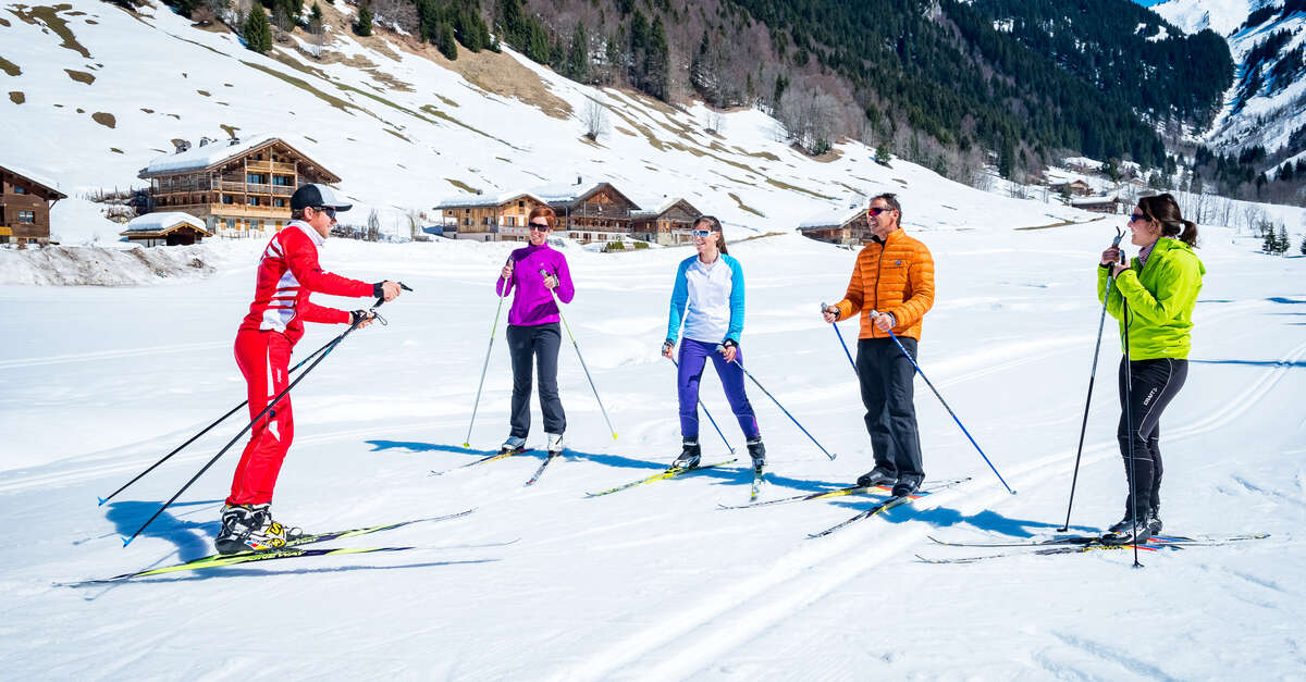 Cross-country skiing: adult group lessons (Le Grand-Bornand) | Le Grand ...