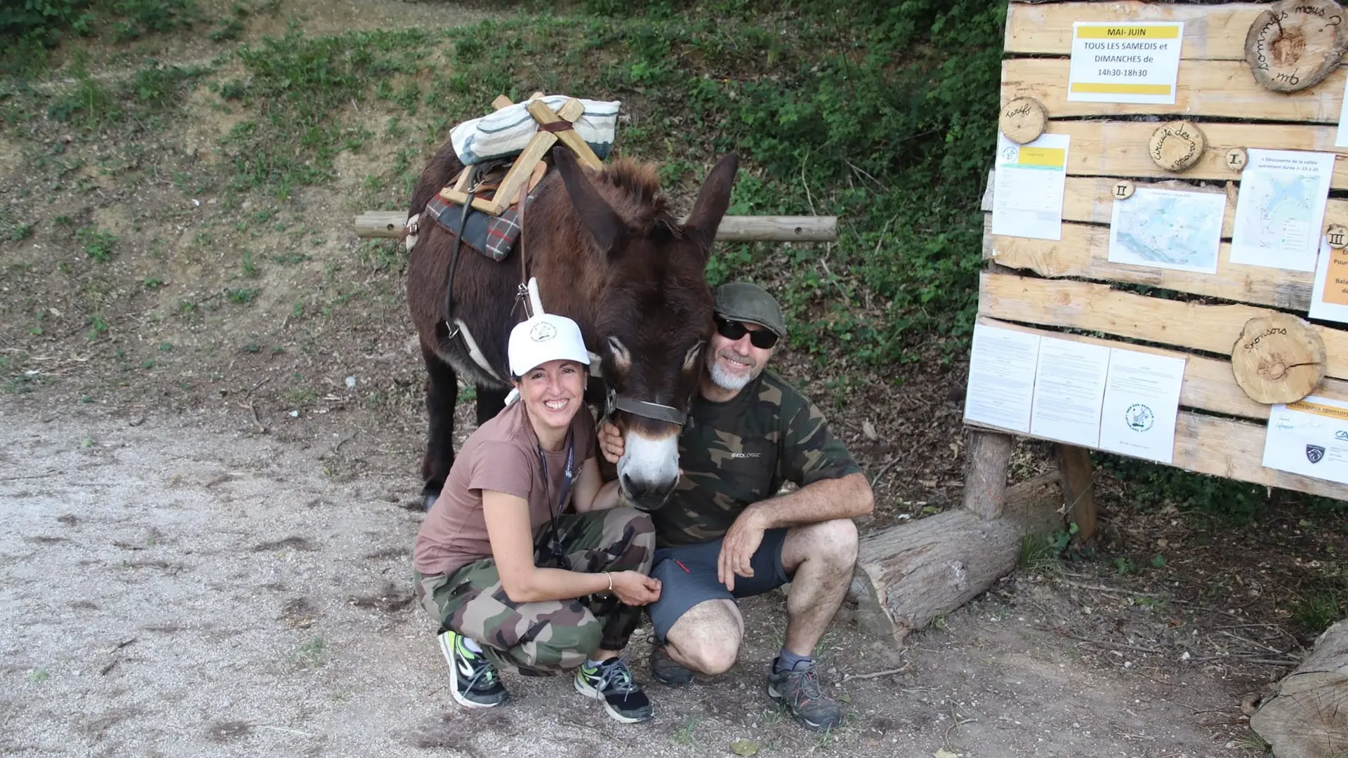 Escap’âne repas compris avec les ânes de Bon’âne-Venture (Lafrançaise ...