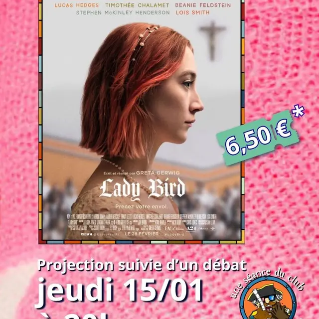 Diffusion du film Lady Bird (Granville) | Destination Granville Terre ...