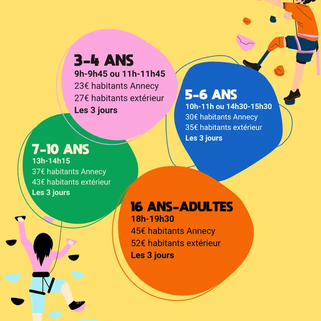 Stages d’escalade pour tous (Annecy) | Haute-Savoie Mont-Blanc