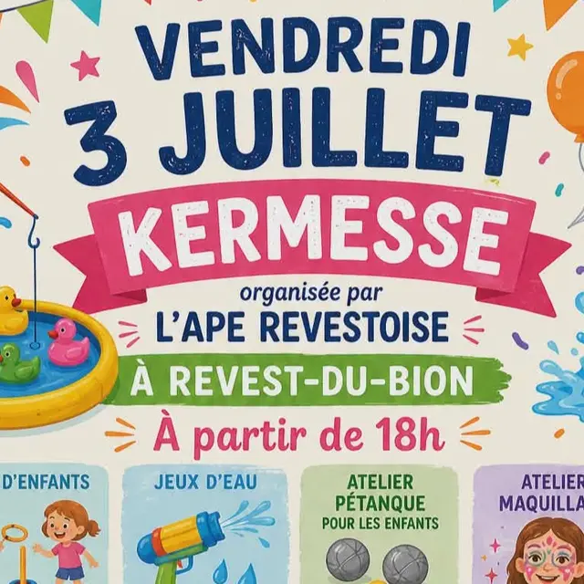 Kermesse et repas spectacle (Revest-du-Bion) | Provence-Alpes-Côte d ...