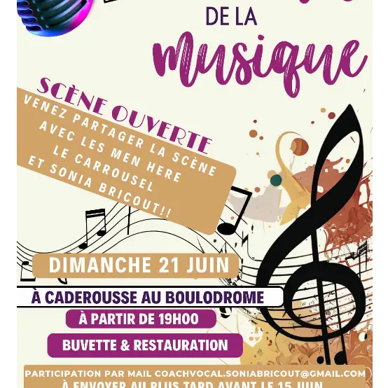 Scène ouverte : Faites de la Musique (Caderousse) | Provence-Alpes-Côte ...