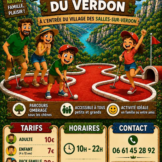 Mini Golf du Verdon (Les Salles-sur-Verdon) | Provence-Alpes-Côte d ...