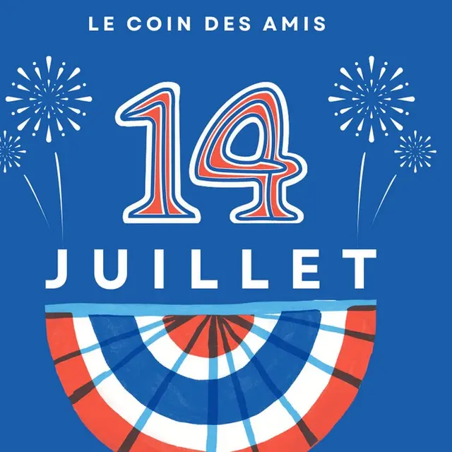 National holiday 14th of July at Le Coin des Amis restaurant ...