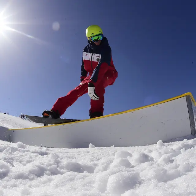 alpine skiing course