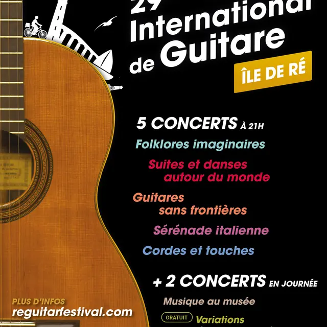 29ème Festival International de Guitare – Cordes et touches (Loix ...