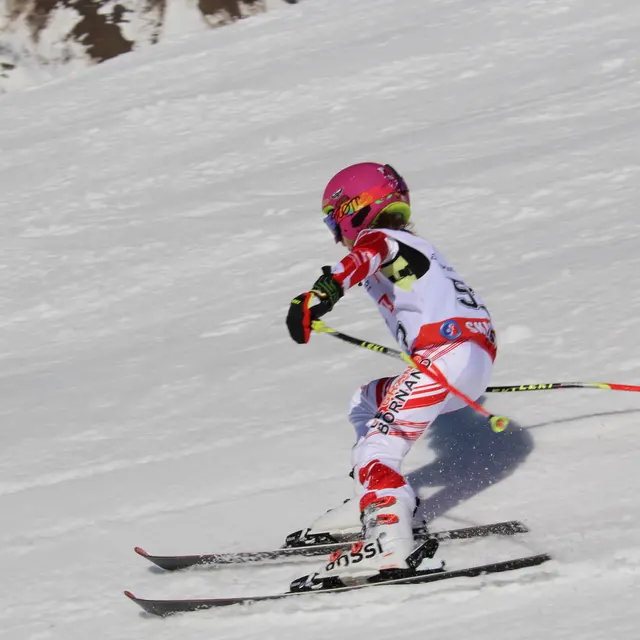 alpine skiing course