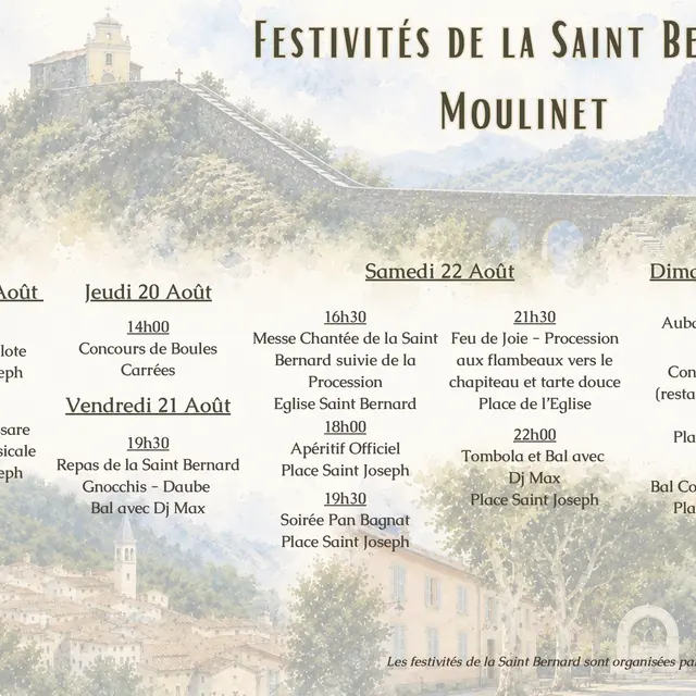 Festivités de la Saint Bernard : Feu de joie et procession aux ...