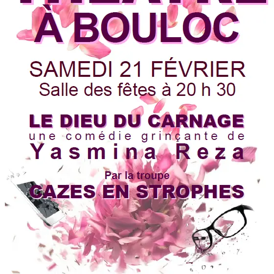 Soirée Théâtre « Le dieu du carnage » (Bouloc) | Tarn-et-Garonne Tourisme