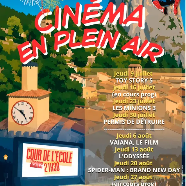 Cinéma de plein air 8 (Castellane) | Provence-Alpes-Côte d'Azur Tourism