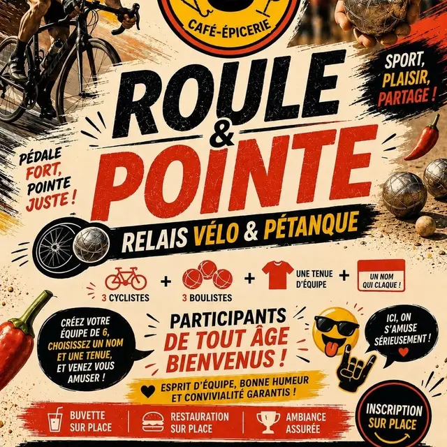 Pédale fort et pointe juste : relais vélo et pétanque (Château-Arnoux ...