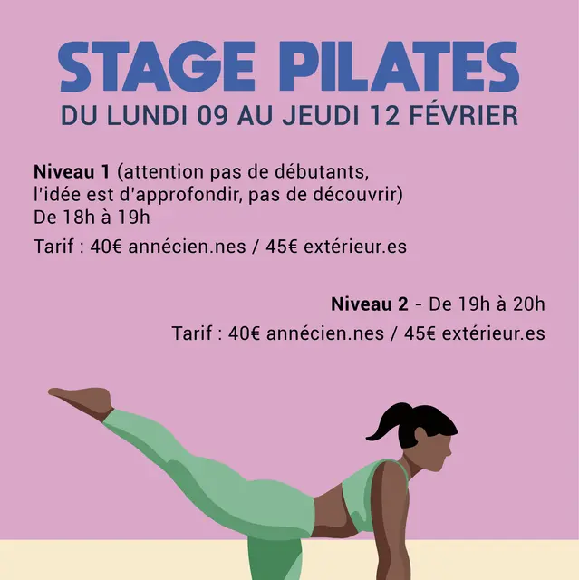 Stage de pilates pour adultes (Annecy) | Haute-Savoie Mont-Blanc