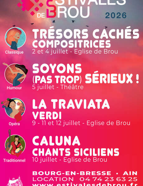 Estivales de Brou – Soyons (pas trop) sérieux (Bourg-en-Bresse) | ADT Ain